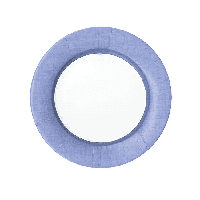 Caspari Linen Border Paper Salad & Dessert Plates in Lavender – 8 per ...