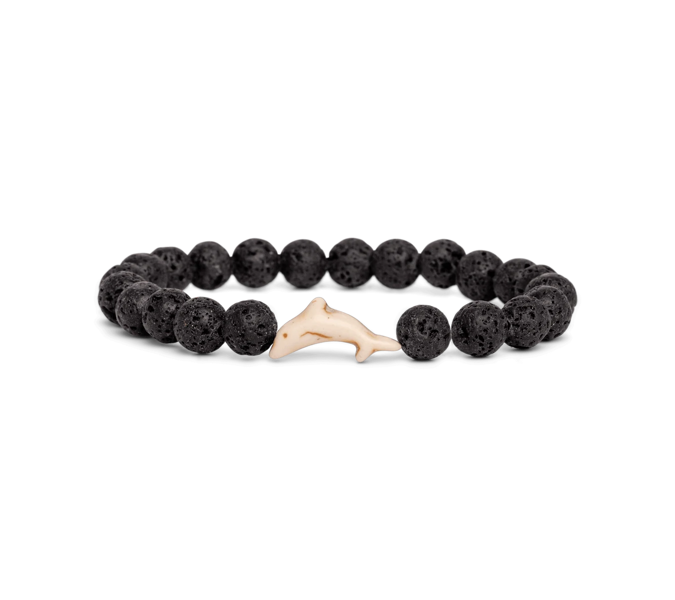 Fahlo Odyssey Dolphin Bracelet - Lava Stone – Banner's Hallmark