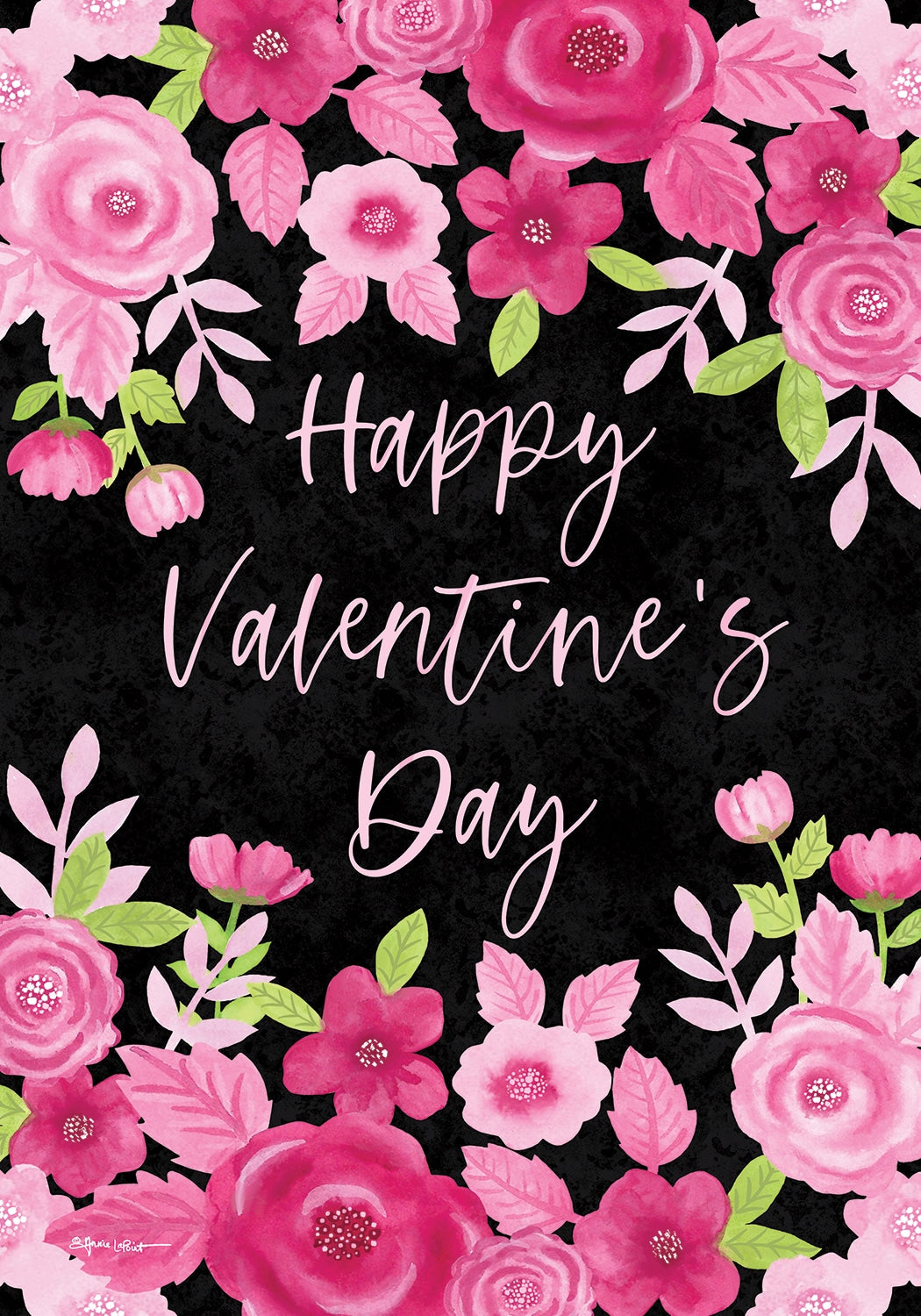Custom Decor Valentine’s Floral Flag – Banner's Hallmark