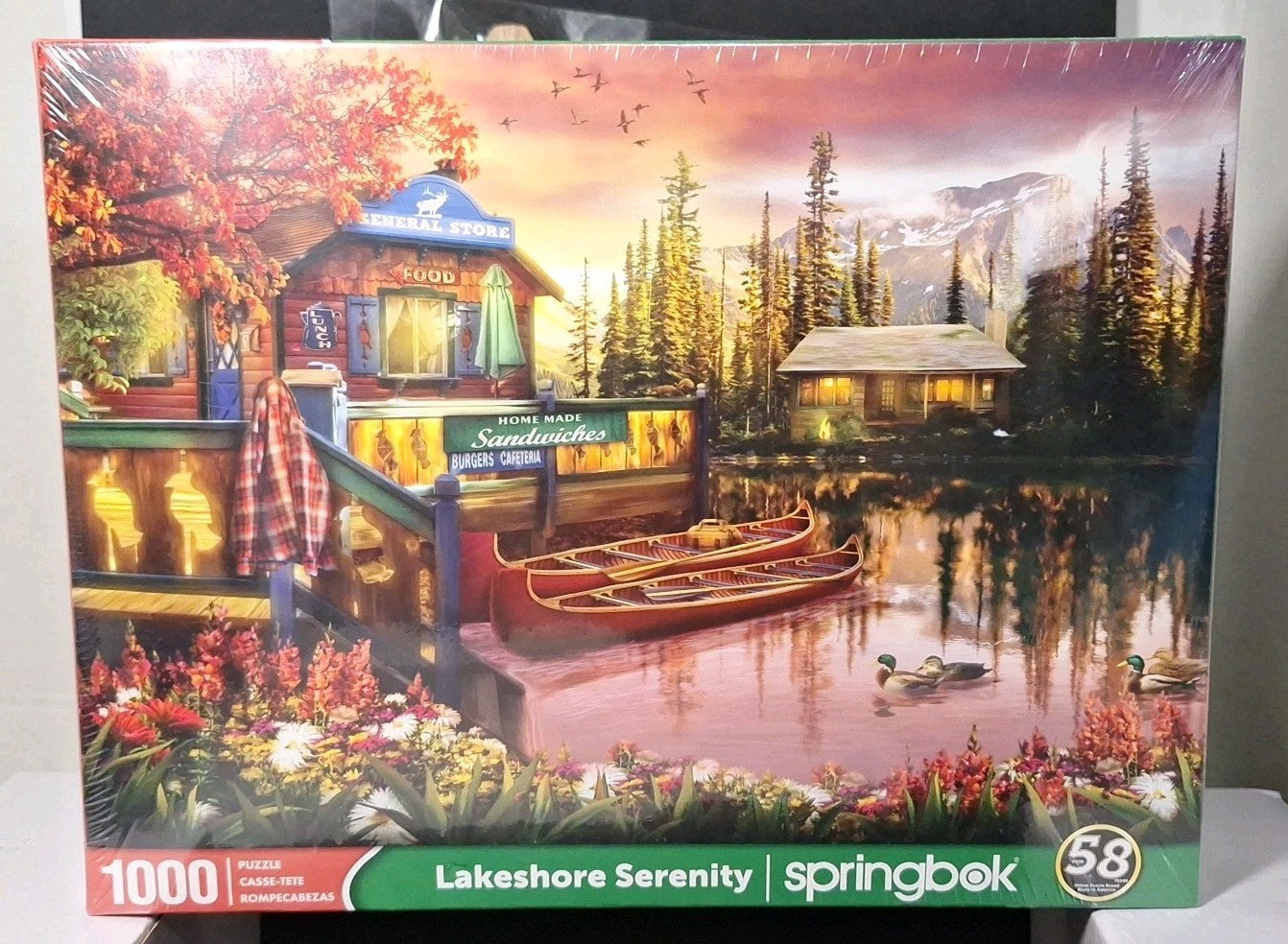 Lakeshore Serenity 1000 Piece Jigsaw Puzzle – Banner's Hallmark
