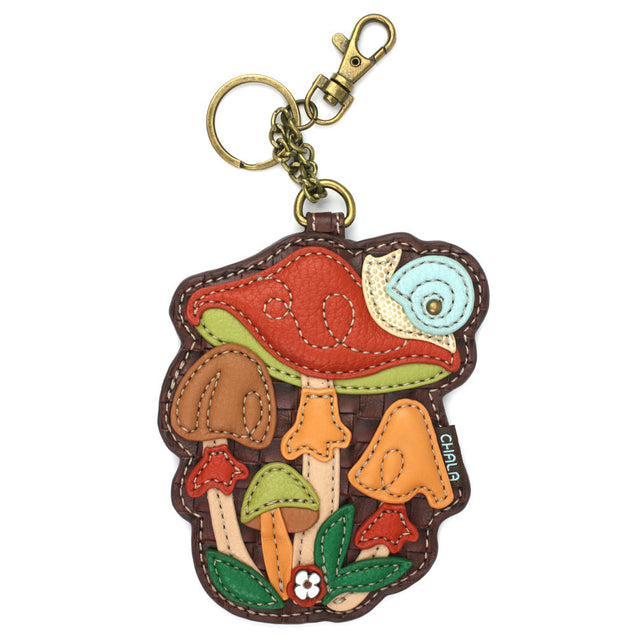 Chala Pal Key Fob - Mushroom w Snail – Banner's Hallmark
