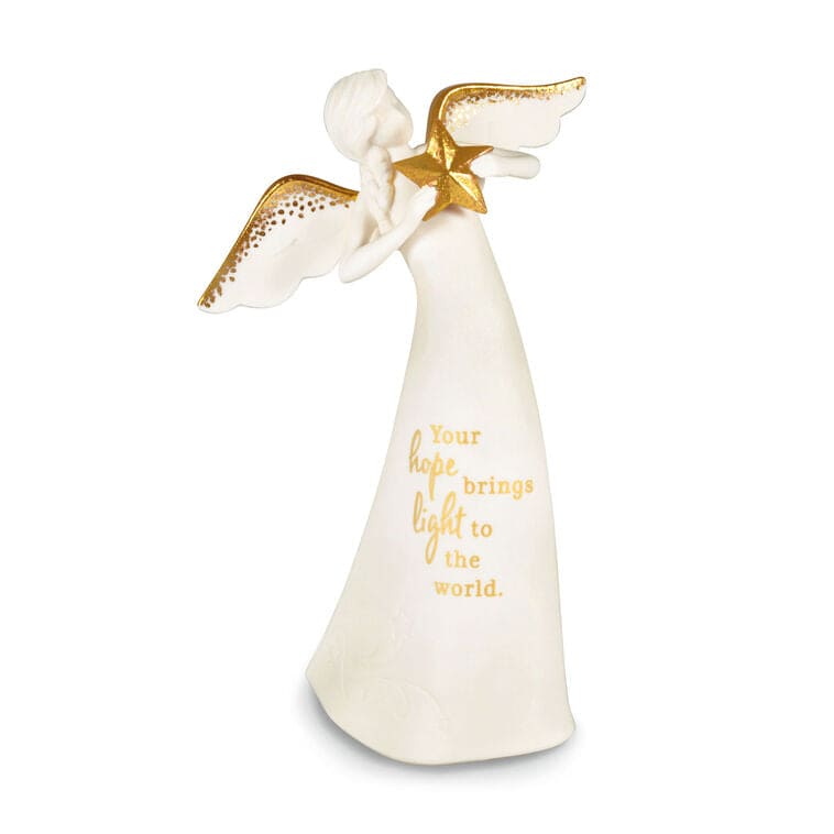 Hallmark Joanne's Angels Light to the World Angel Figurine, 8.5 ...