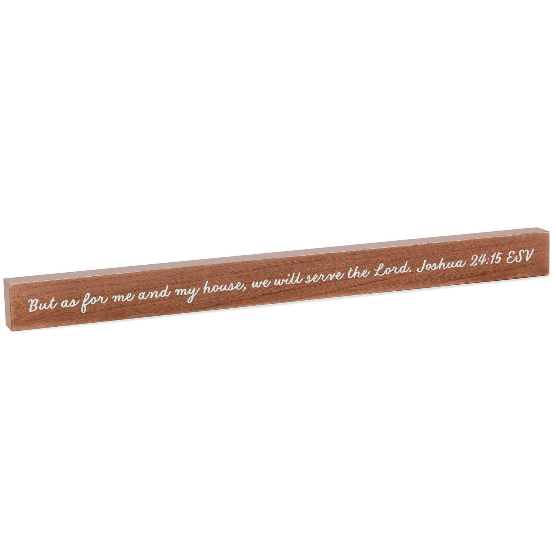 Hallmark As for Me and My House Scripture Quote Sign, 23.5x2 – Banner's ...