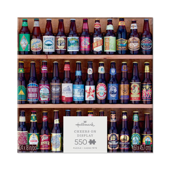 hallmark Cheers on Display 550-Piece Beer Bottle Puzzle – Banner's Hallmark