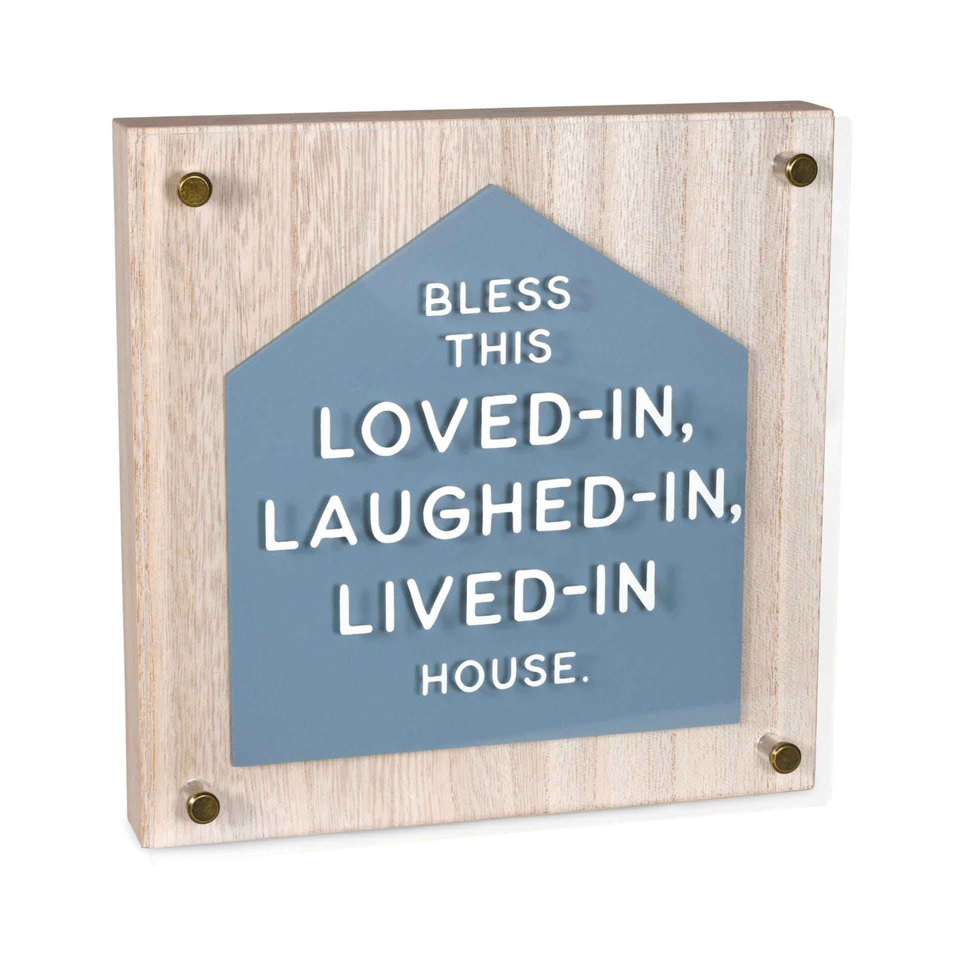 Hallmark Bless This House Layered Square Quote Sign, 8x8 – Banner's ...