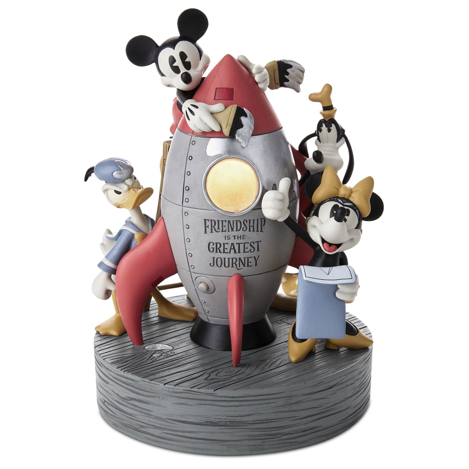 hallmark Disney Mickey Mouse Rocket Figurine with Light – Banner's Hallmark