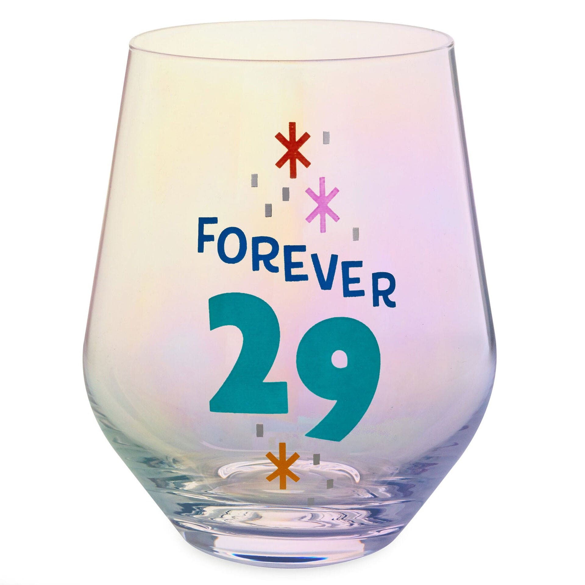 Hallmark Forever 29 Stemless Wine Glass, 16 oz. – Banner's Hallmark