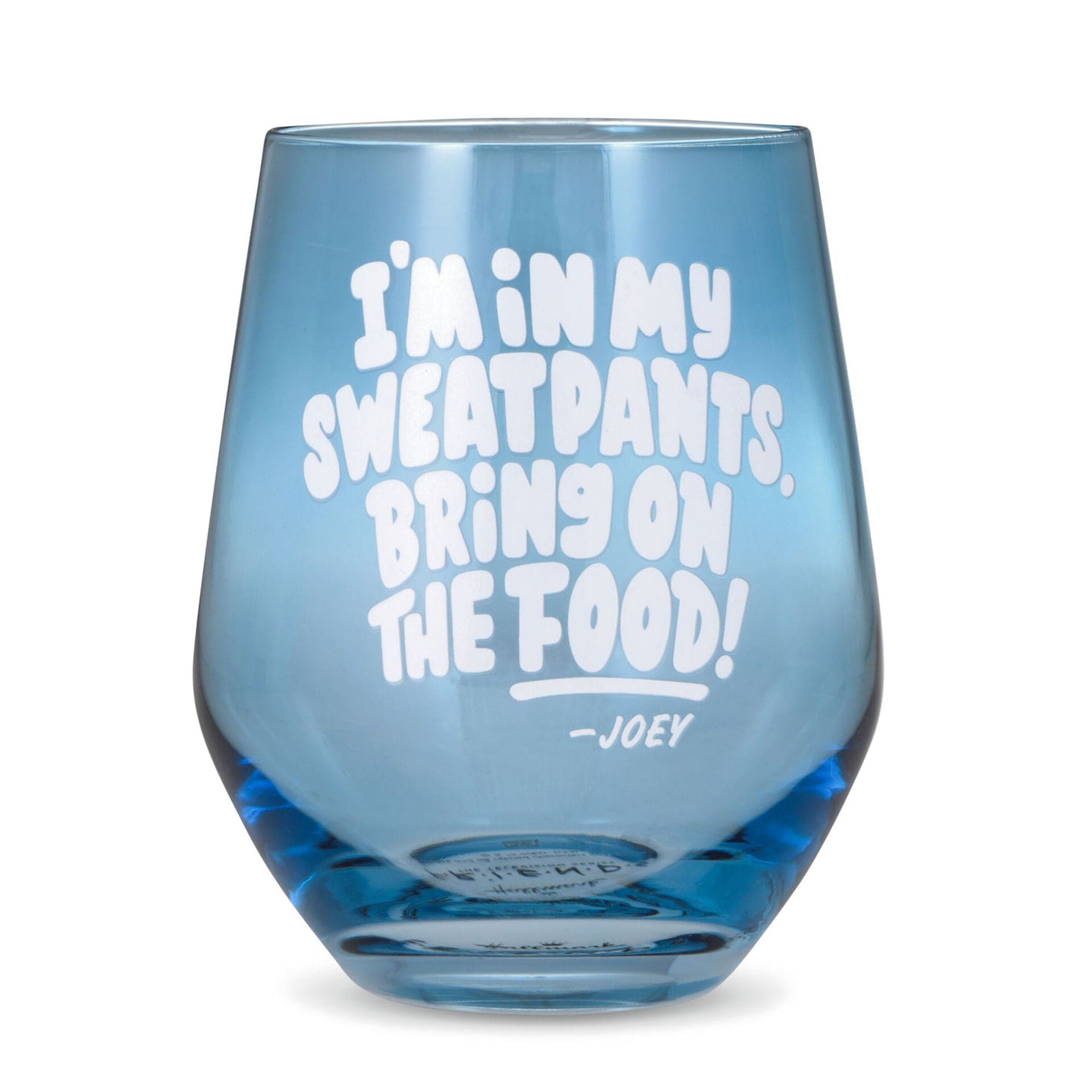 Hallmark Friends Bring On the Food Wine Glass 16 oz – Banner's Hallmark