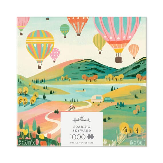 hallmark Soaring Skyward Hot Air Balloon Puzzle 1000pc – Banner's Hallmark