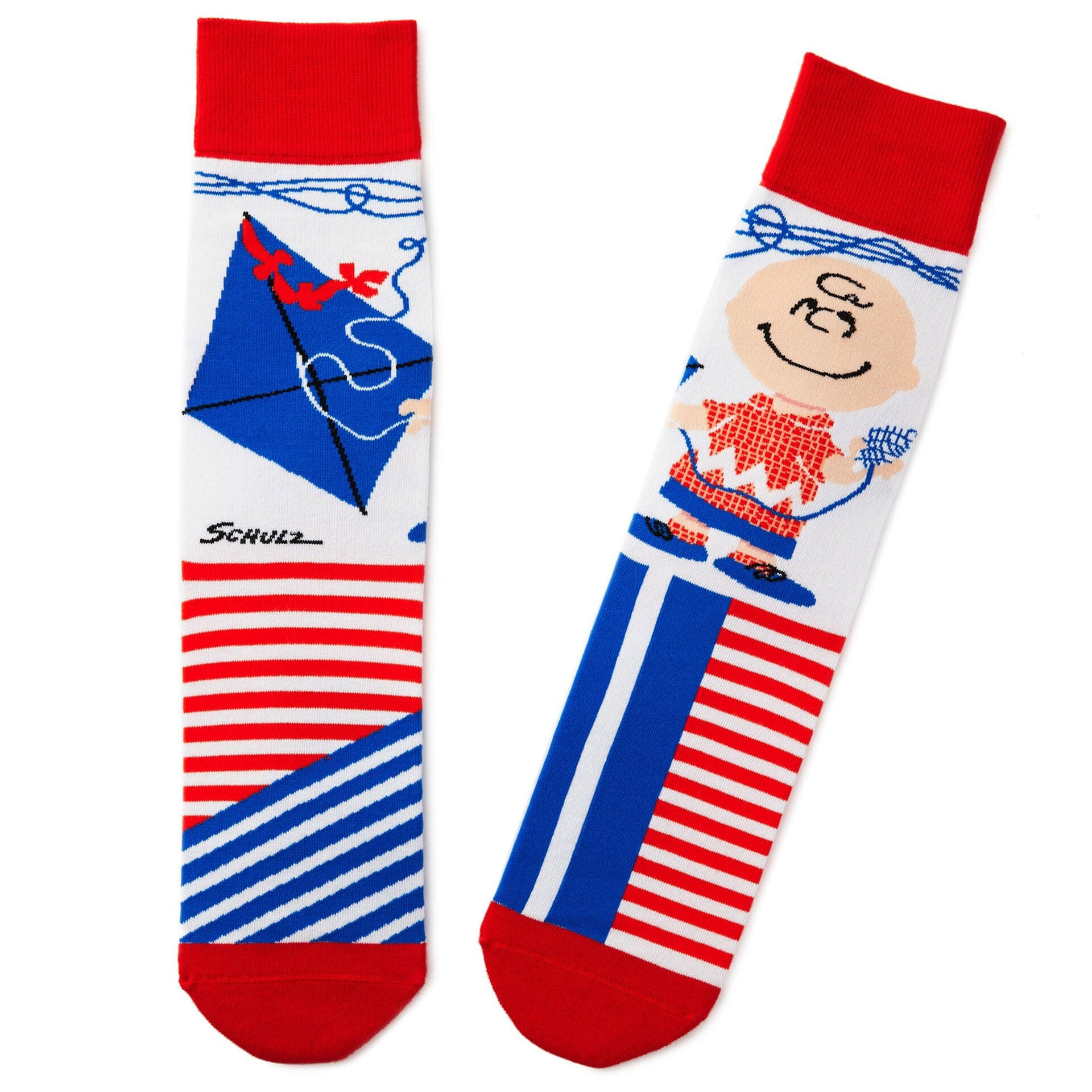 Peanuts Charlie Brown With Kite Novelty Crew Socks – Banner's Hallmark