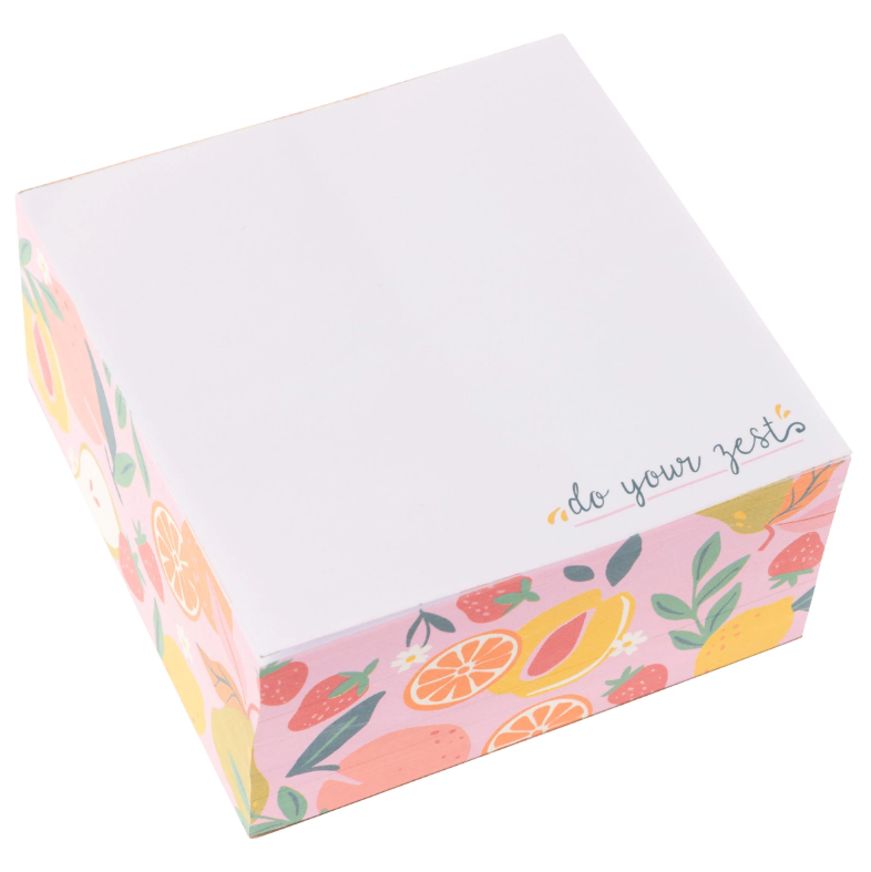 Karma Block Pad – Fruit Design – Banner's Hallmark