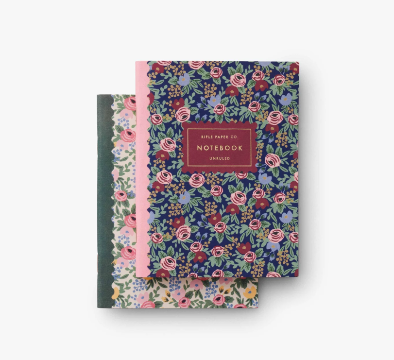 Rifle Paper Co. – Pocket Notebook Set Rosa – Banner's Hallmark