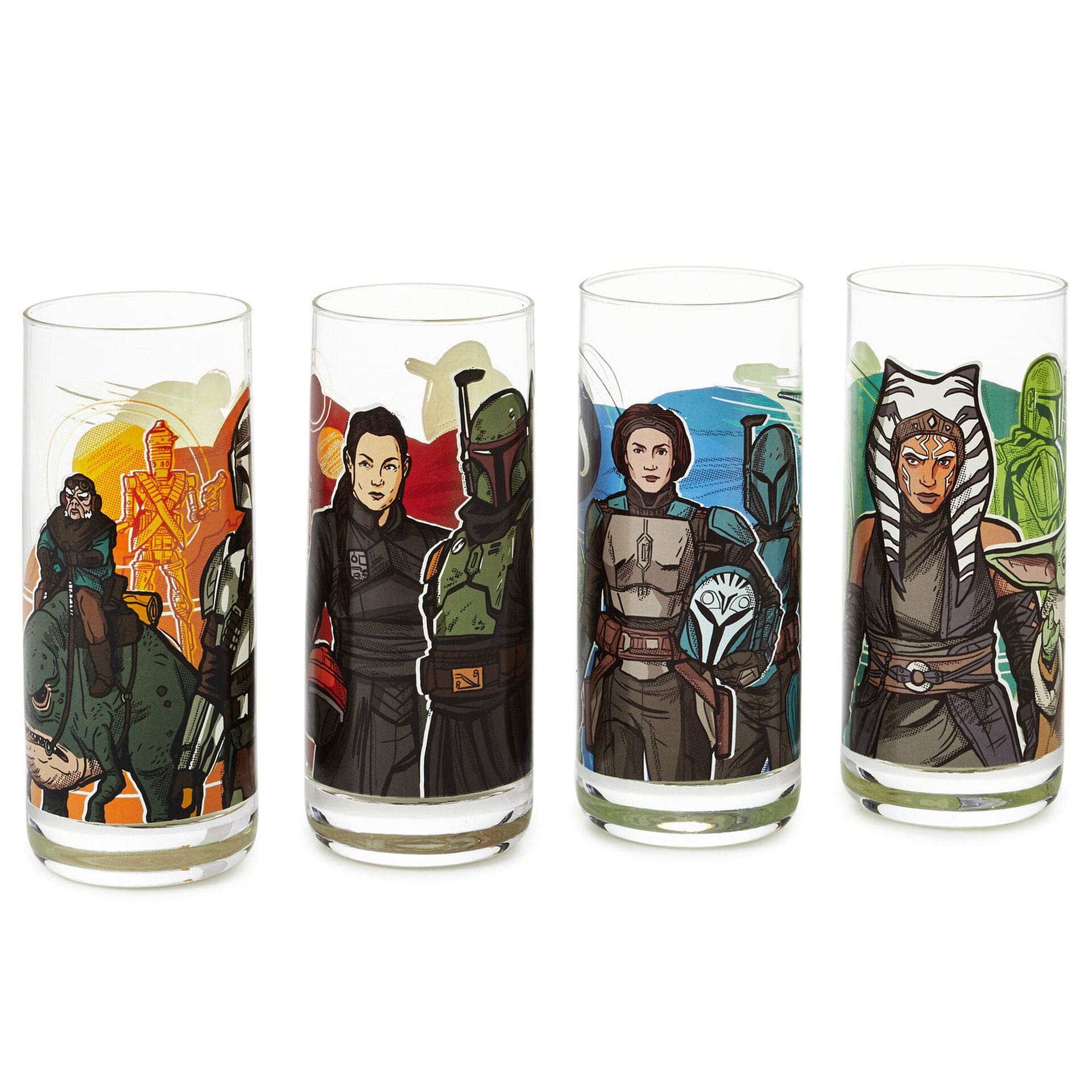 Hallmark The Mandalorian Drinking Glasses Set of 4 – Banner's Hallmark