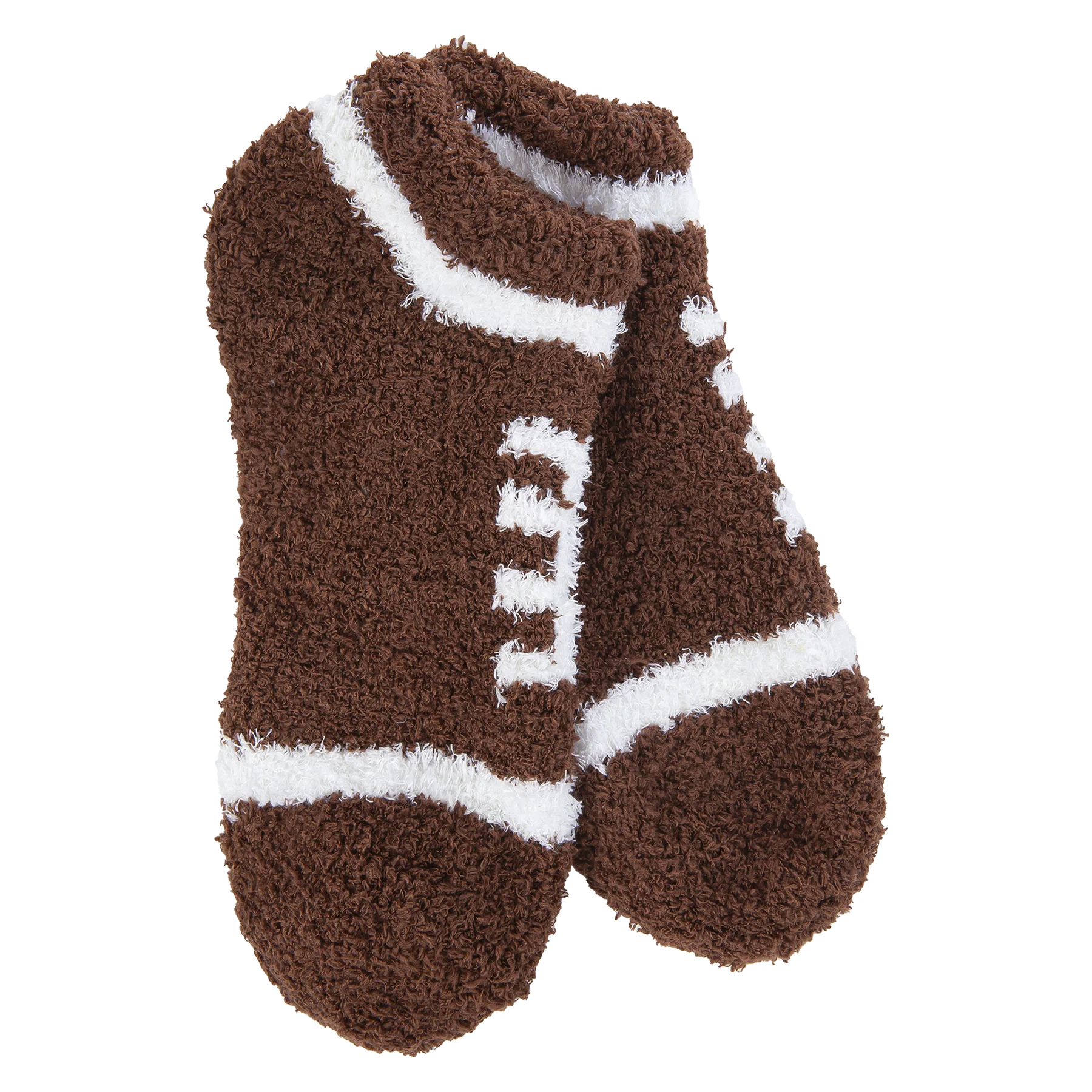Worlds Softest Cozy Low Socks - Football – Banner's Hallmark