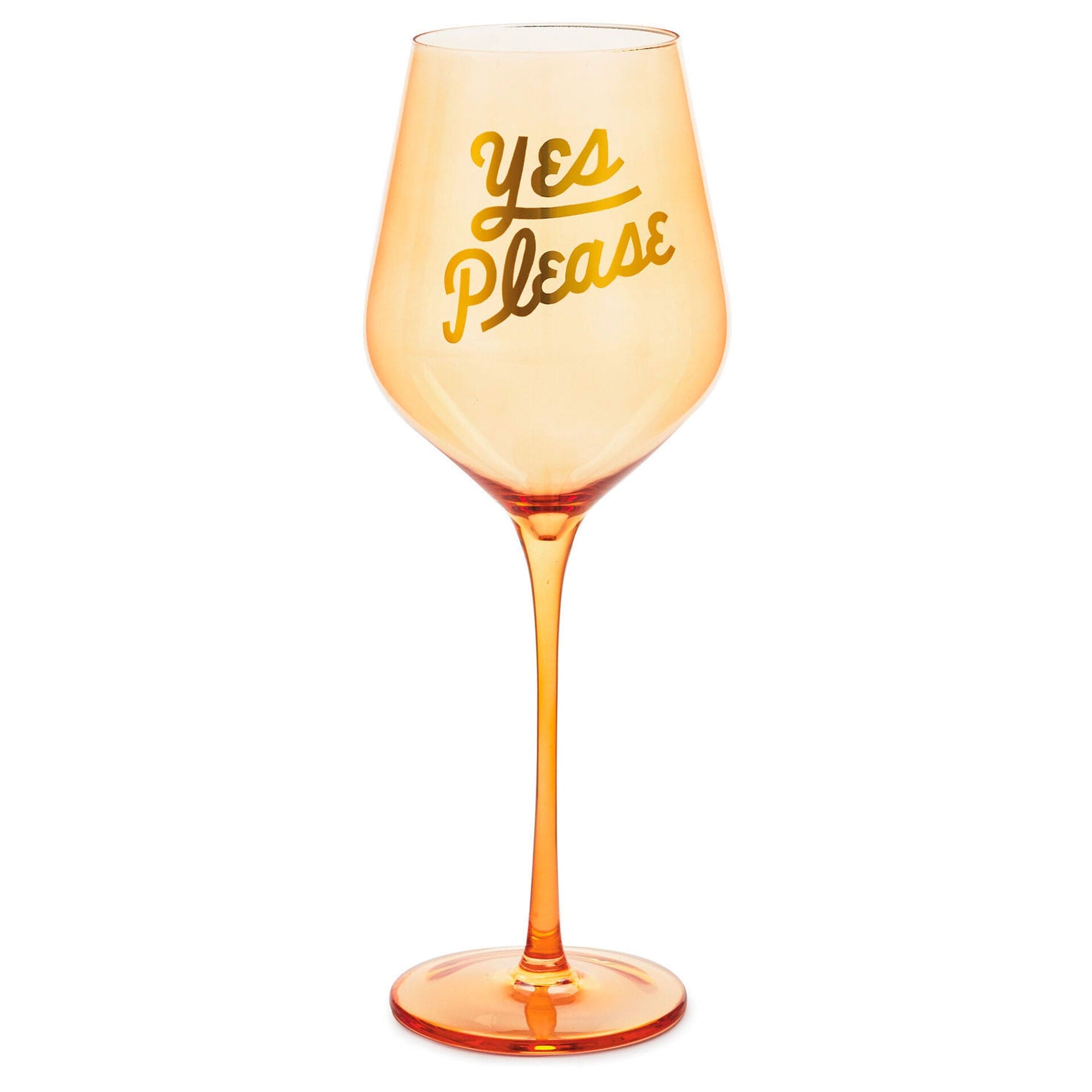 Hallmark Yes Please Wine Glass – Banner's Hallmark