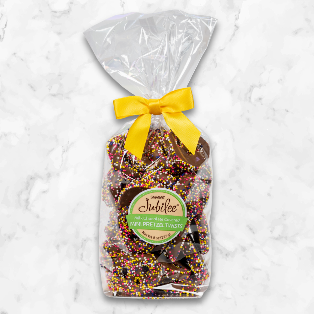 Spring Milk Chocolate Covered Mini Pretzel Twists – Banner's Hallmark