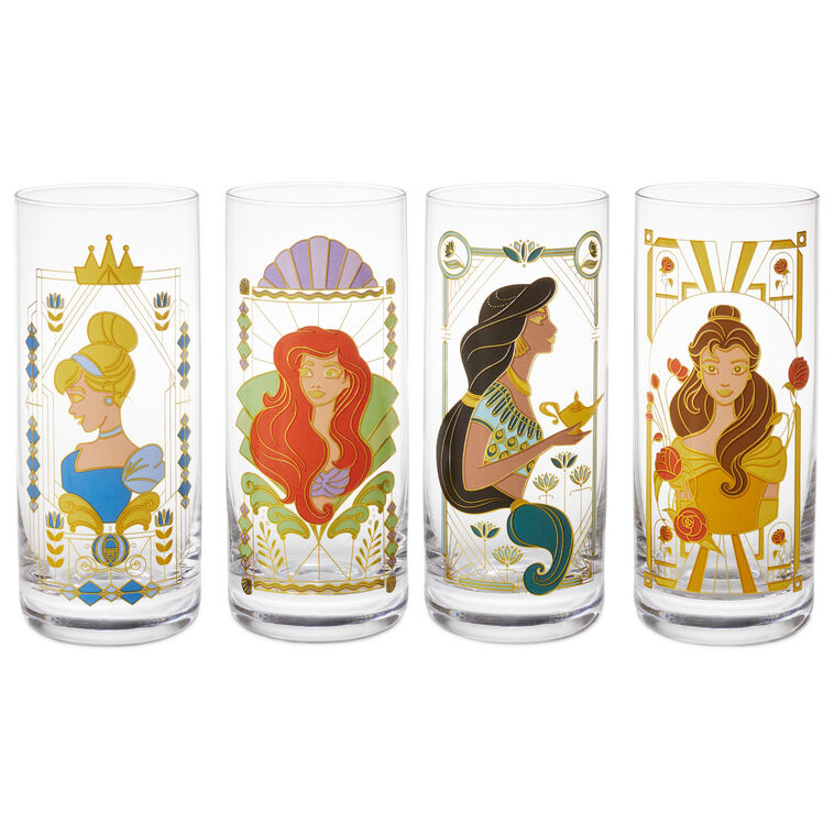 Hallmark Disney Princess Glasses, Set of 4 – Banner's Hallmark