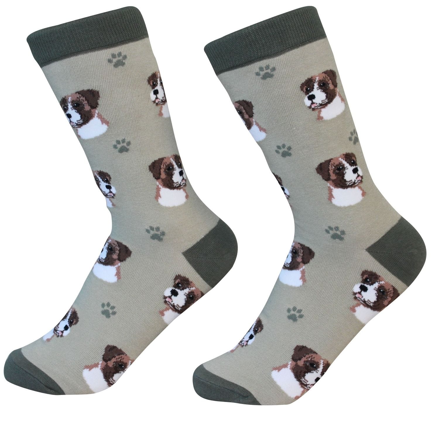 E&S Pets Boxer Uncropped Socks – Soft Cotton & Comfortable Fit – Banner ...