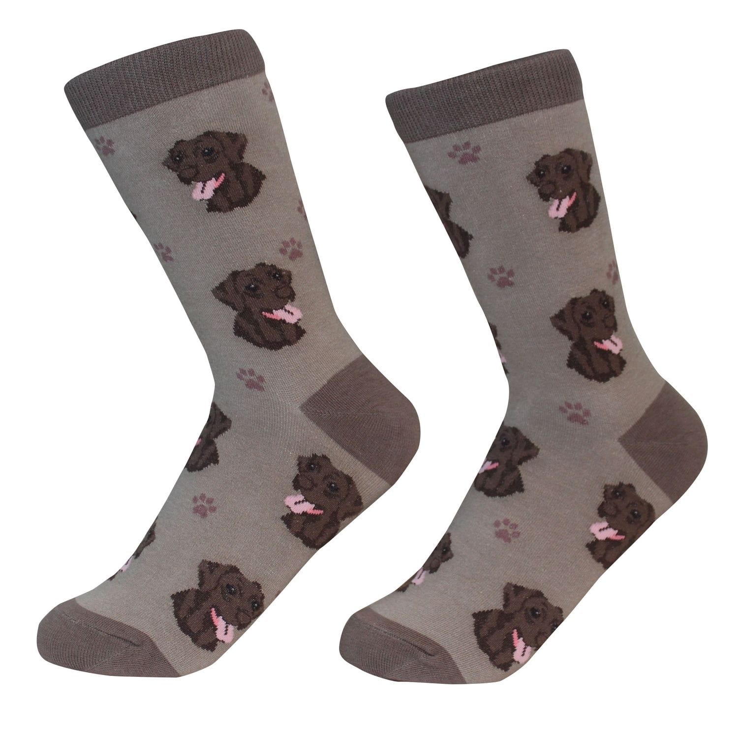 E&S Pets Chocolate Labrador Socks – Cozy Gift for Dog Lovers – Banner's ...