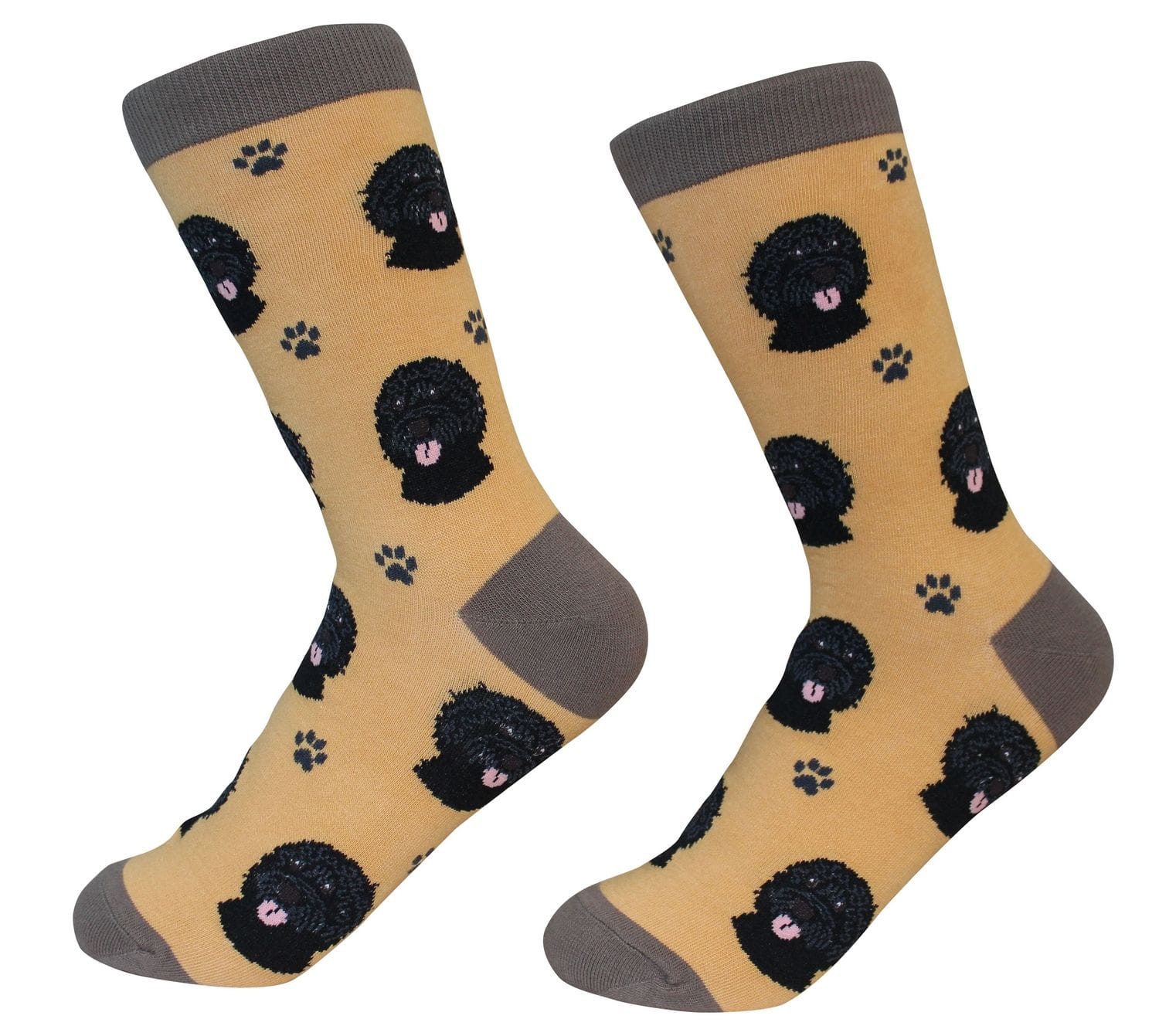 E&S PetsBlack Labradoodle Socks – Cozy Cotton Gift – Banner's Hallmark