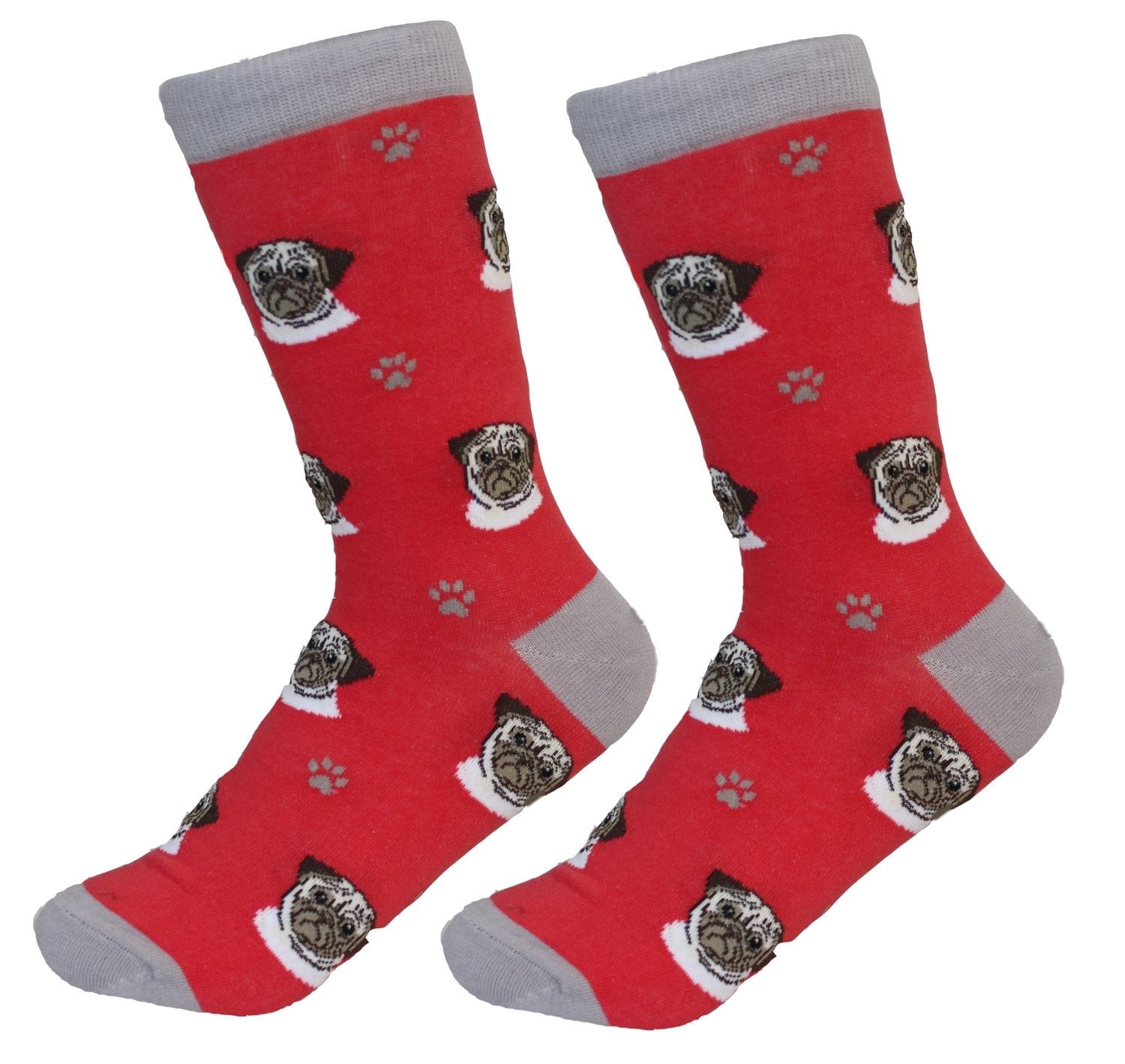 E&S Pets Pug Socks – Soft, Fun Gift for Dog Lovers – Banner's Hallmark
