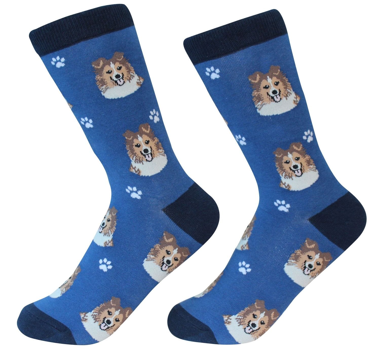 E&S Pets Sheltie Dog Socks – Soft Cotton Gift for Dog Lovers – Banner's ...
